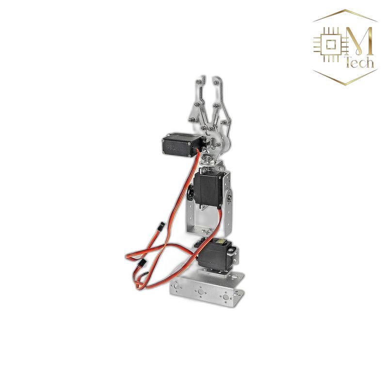 Full Set DIY 2DOF Robot Arm Manipulator Claw - M-Tech Smart